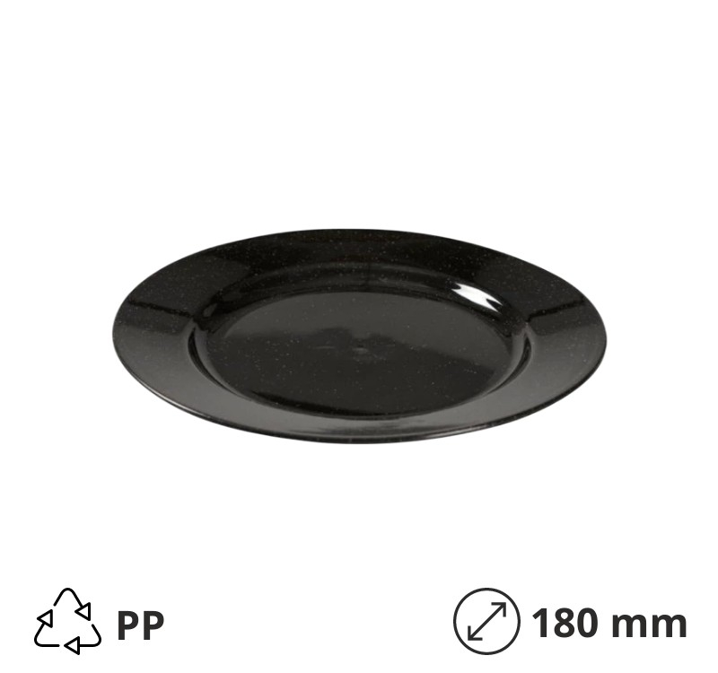 🔝 Tanjur PP d=180 mm crni [60 kom/pak] - TM-Horeca.hr